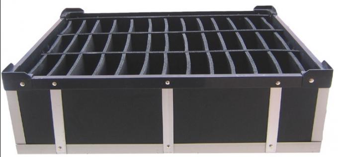 6mm Thickness Antistatic Corrugated Conductive ESD Storage Box