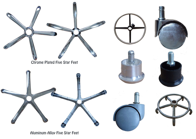 Cleanroom Anti-static PU leather High-profile Backrest Chair With Footrest