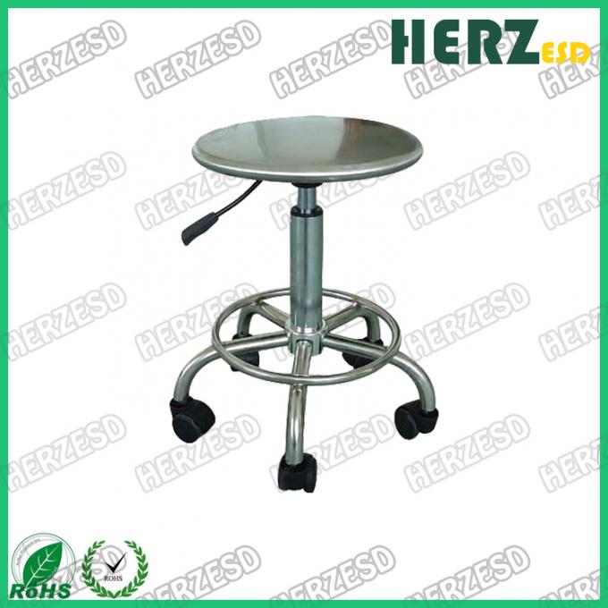ESD Stainless Steel Antistatic Cleanroom Safety Chair PU Foam Surface ...