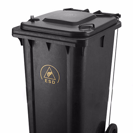 120L Antistatic ESD Plastic Garbage Bin Waste Container For Electronic ...