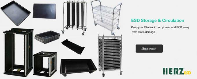 120L Antistatic ESD Plastic Garbage Bin Waste Container For Electronic ...