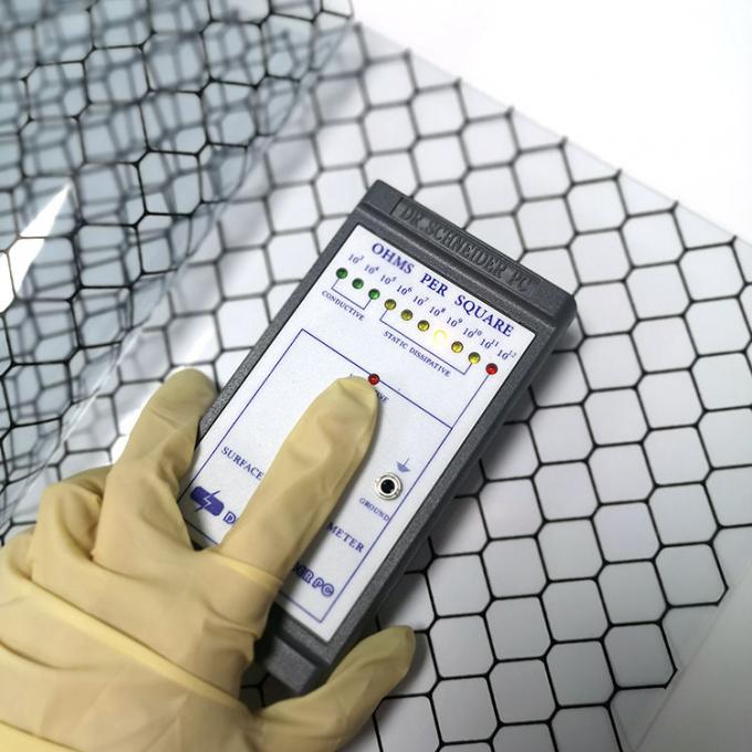 Grid Transparent PVC Cleanroom Antistatic ESD Curtains