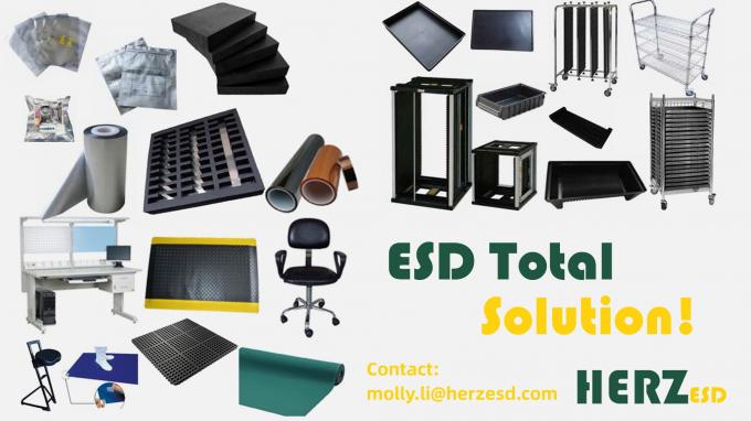 ESD PCB Handling Cart Antistatic PCB Turnover Trolley