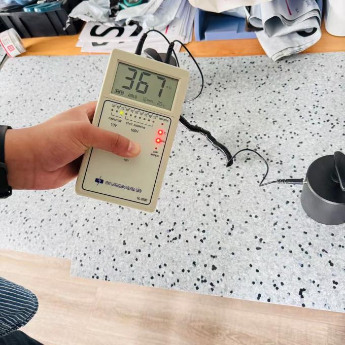Conductive Flooring Cleanroom Homogenous Anti-static PVC Floor Tiles