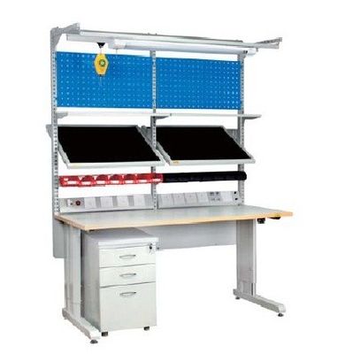 Custom Electric Adjustable Height ESD Workbench Anti-static Workstation