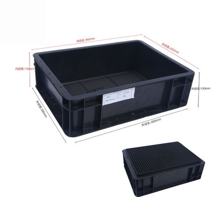 400x300mm Storage Container Stackable ESD Industrial Plastic Storage ...