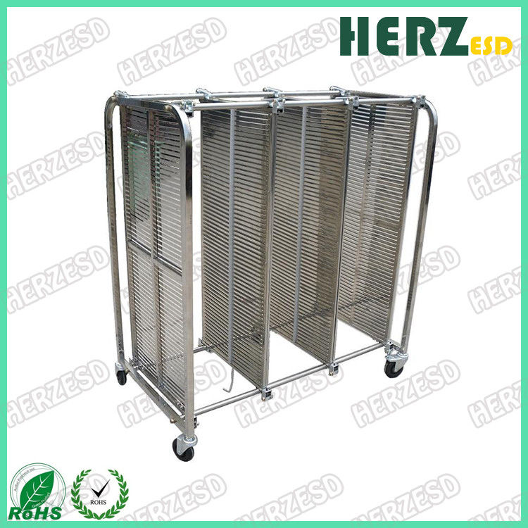 Antistatic ESD PCB Plates Storage Magazine Rack Cart Trolley Movable