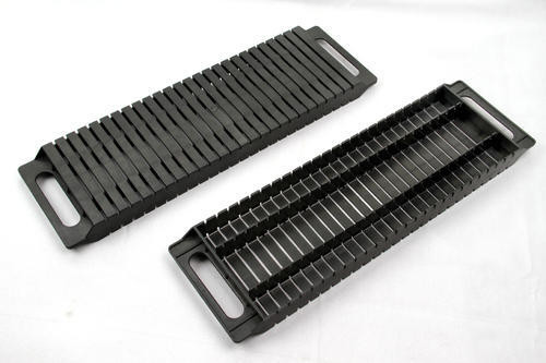 Industrial Anti Static ESD PCB Racks Shockproof Black PCB Circulation Rack