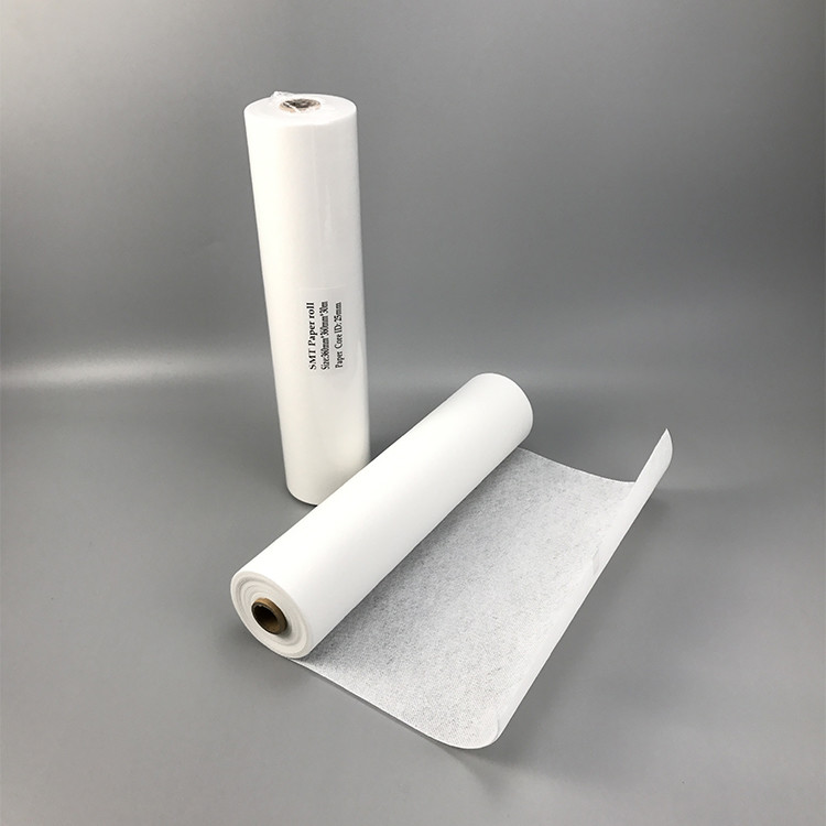 Cleanroom SMT Stencil Cleaning Paper Wiper Rolls For Industrial ...