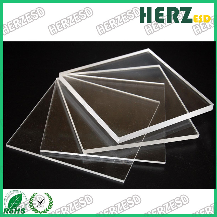 Transparent PMMA Acrylic Sheet ESD Cast Acrylic Plastic Sheet