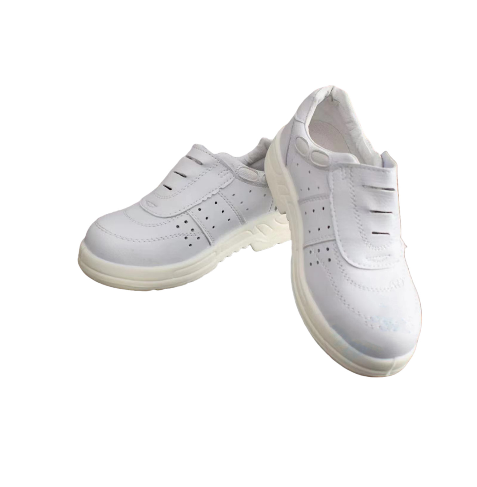 Cleanroom Work Shoes Dust Free ESD PU Leather Safety Shoes Anti Static ...