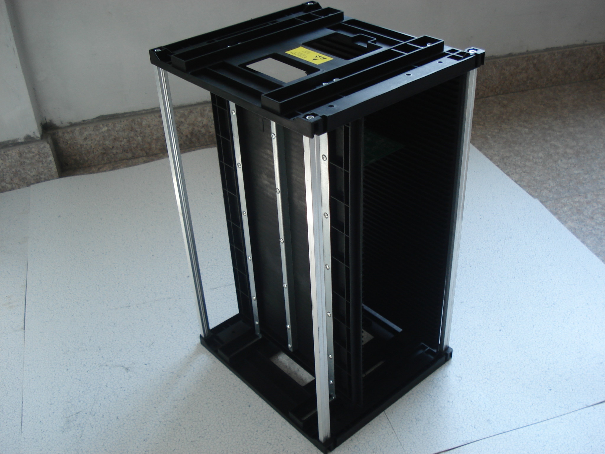 ESD PCB Magazine Rack Antistatic SMT PCB Storage Cart For Safe PCB ...