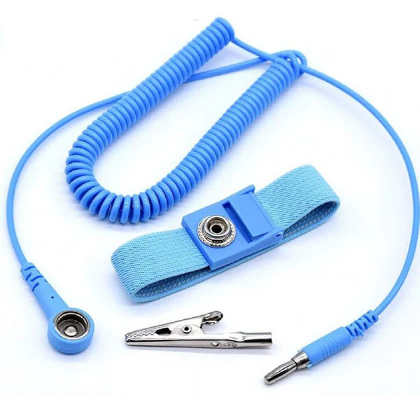 Antistatic Wrist Strap Adjustable ESD Wristband Electrostatic Discharge ...
