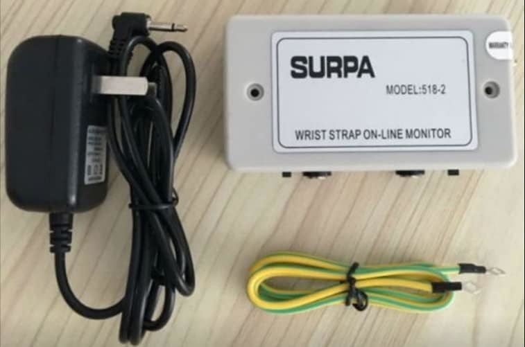 ESD SURPA 518-2 ESD Wrist Strap Tester / Antistatic Wrist Strap Online ...