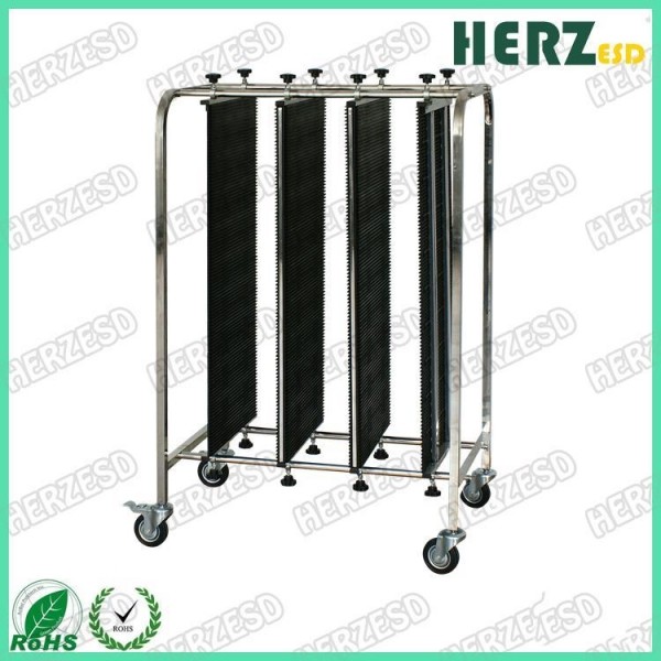 Four Wheels Design ESD Storage Racks Circulation Cart Frame Size 1100 × ...