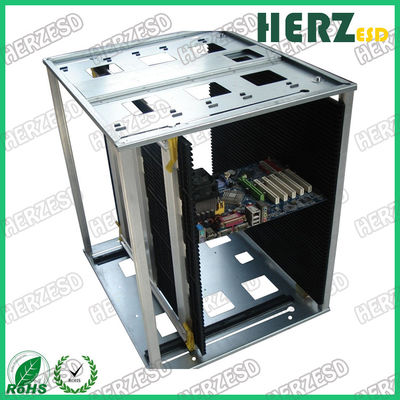 Temperature Resistance ESD Magazine Rack Fix Method Screw / Gear Track ...