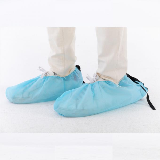 ESD Shoes Cover With Anti Static Conductive Strip, Disposable Nonwoven ...