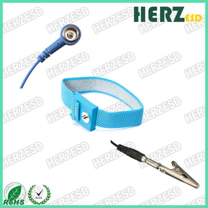 Comfortable Adjustable ESD Safety Strap , Anti Static Wrist Strap ...