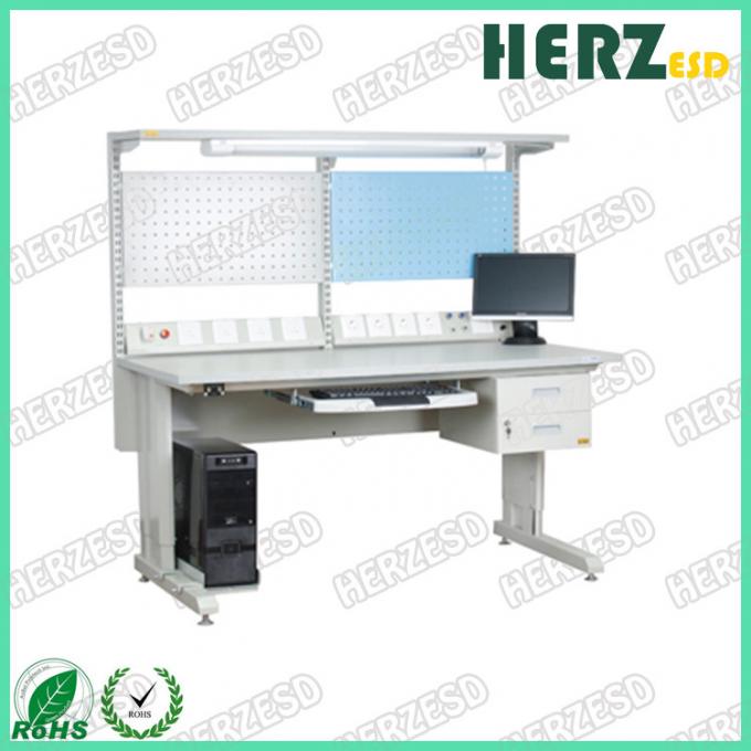 Customized Size ESD Work Table / Anti Static Workbench For Electronic ...