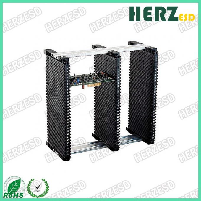 Conductive Circuit Board Rack , Adjustable Magazine Rack Surface ...