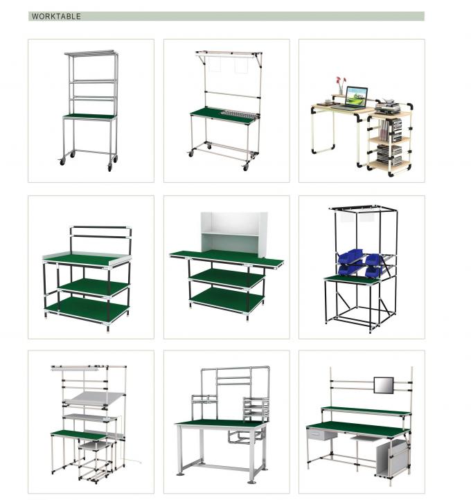 Multi Purpose ESD Storage Racks Plastic Coated Diameter 28mm Metal Lean ...